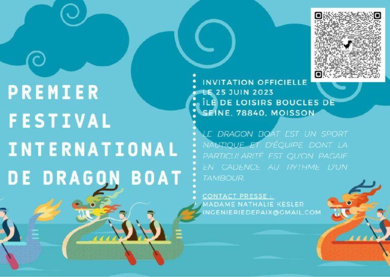 Premier festival international de dragon boat en France - Chine Magazine